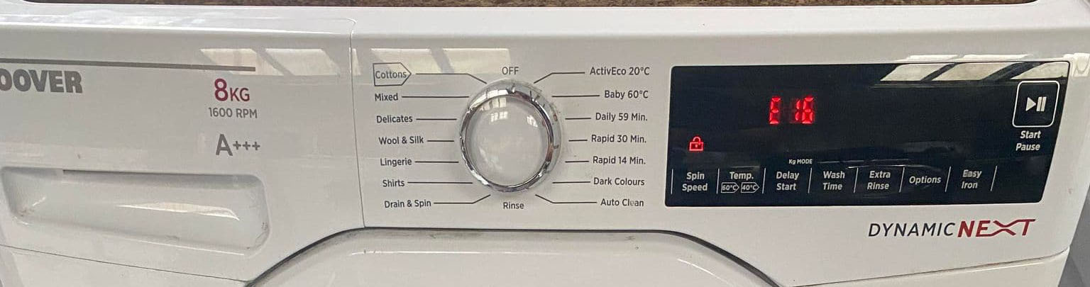 Hoover Washing Machine Error Codes | Whitegoods Help